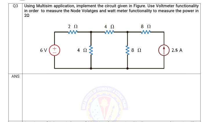 Solved \table[[Q3\table[[Using Multisim application, | Chegg.com