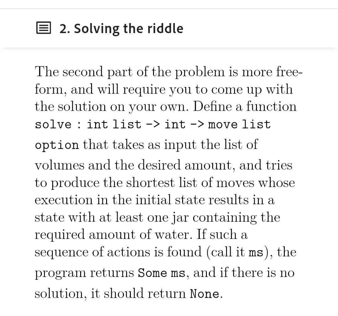 Solved 1. Executing moves and checking the... (b) Implement | Chegg.com