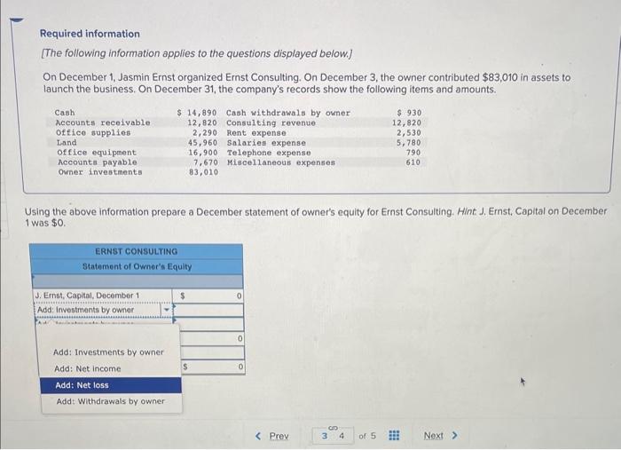 Solved Required information [The following information | Chegg.com