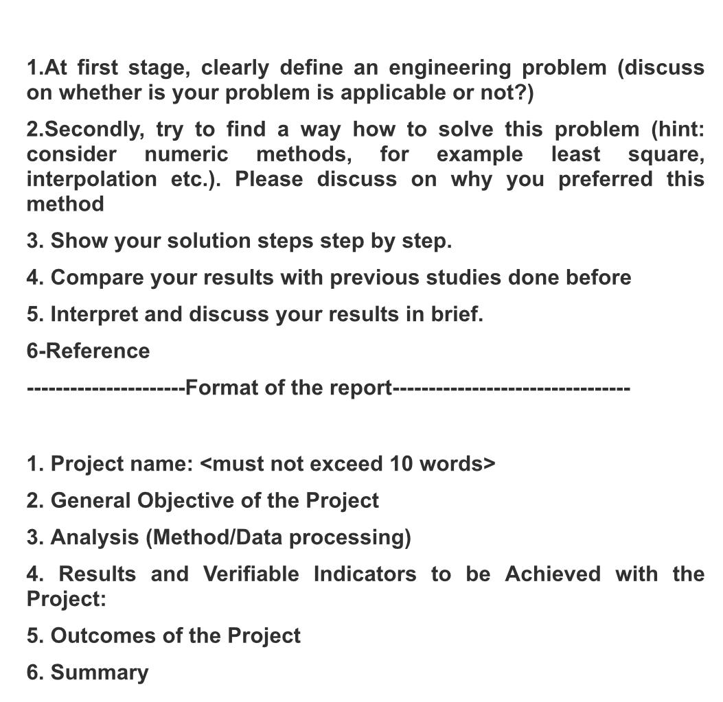 Solved 1.At first stage, clearly define an engineering | Chegg.com