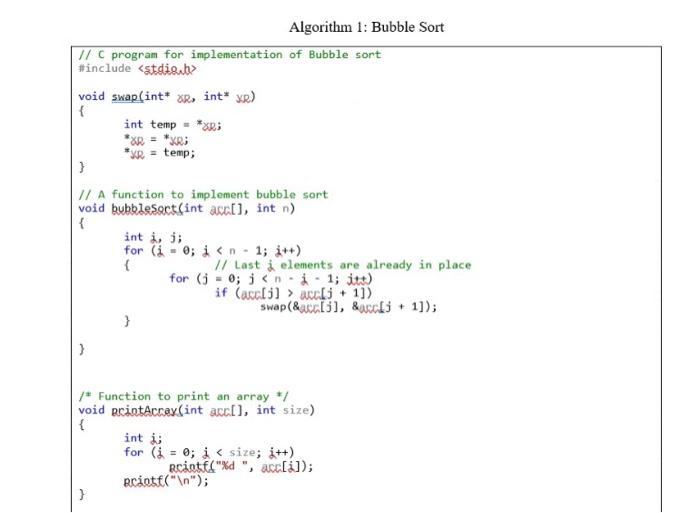 Solved Task 1 Using Algorithm 1, sort 75, 64, 52, 41, 30, | Chegg.com