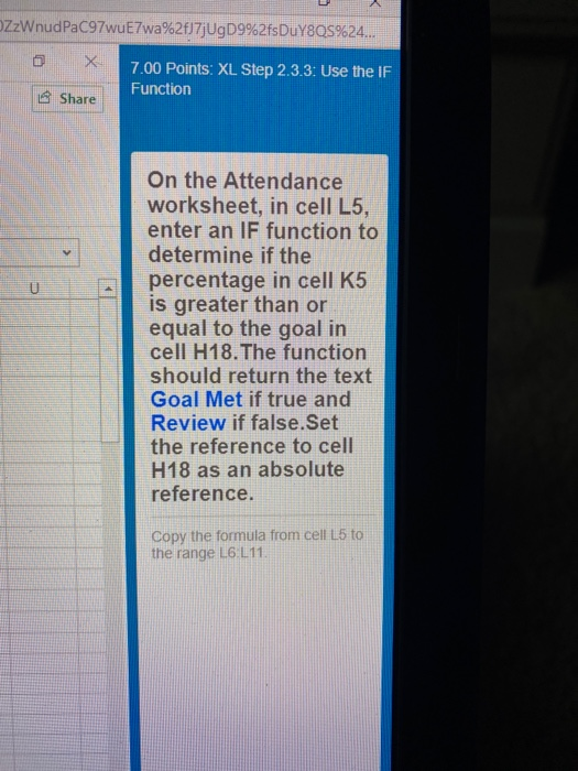 Solved i'm really not good with IF function in excelthis is | Chegg.com