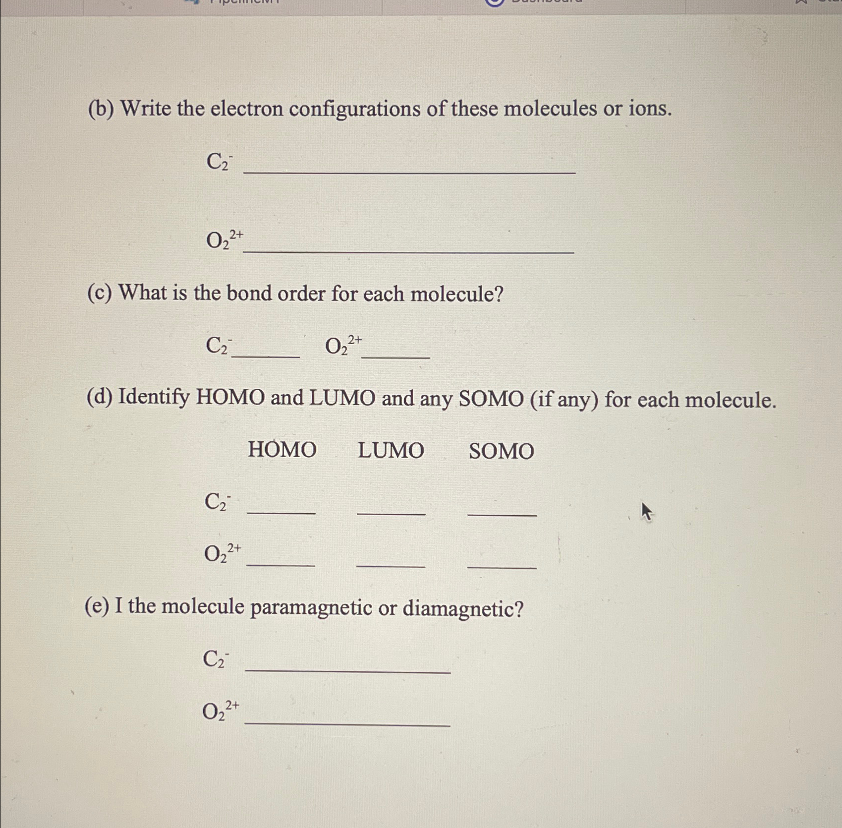 Solved (b) ﻿Write the electron configurations of these | Chegg.com