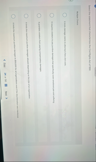 Solved Select the statement that characterizes the Civil | Chegg.com