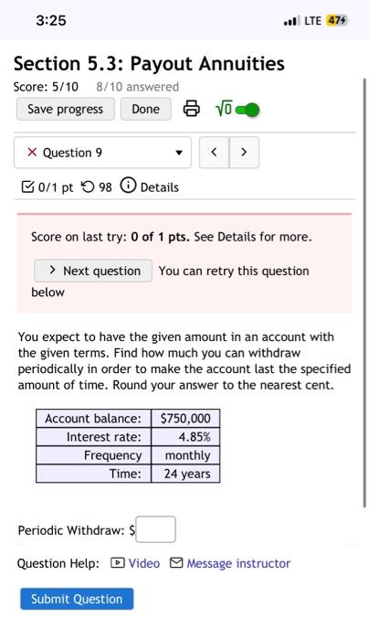 Solved You expect to have the given amount in an account | Chegg.com