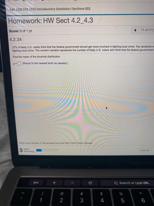 Solved Fall 2020 STA 2023 Introductory Statistics-1 Sections | Chegg.com