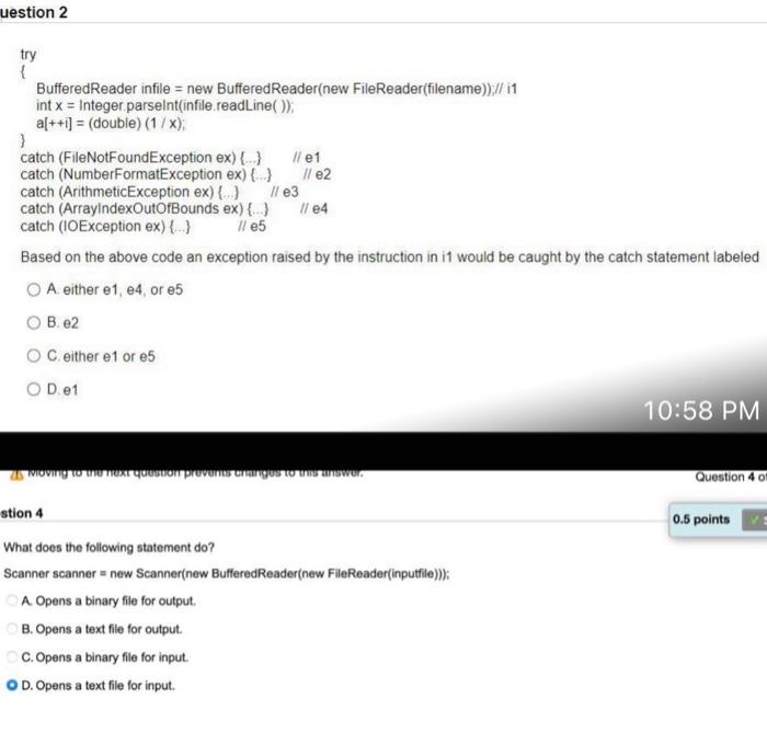 Solved Based On The Above Code An Exception Raised By The 