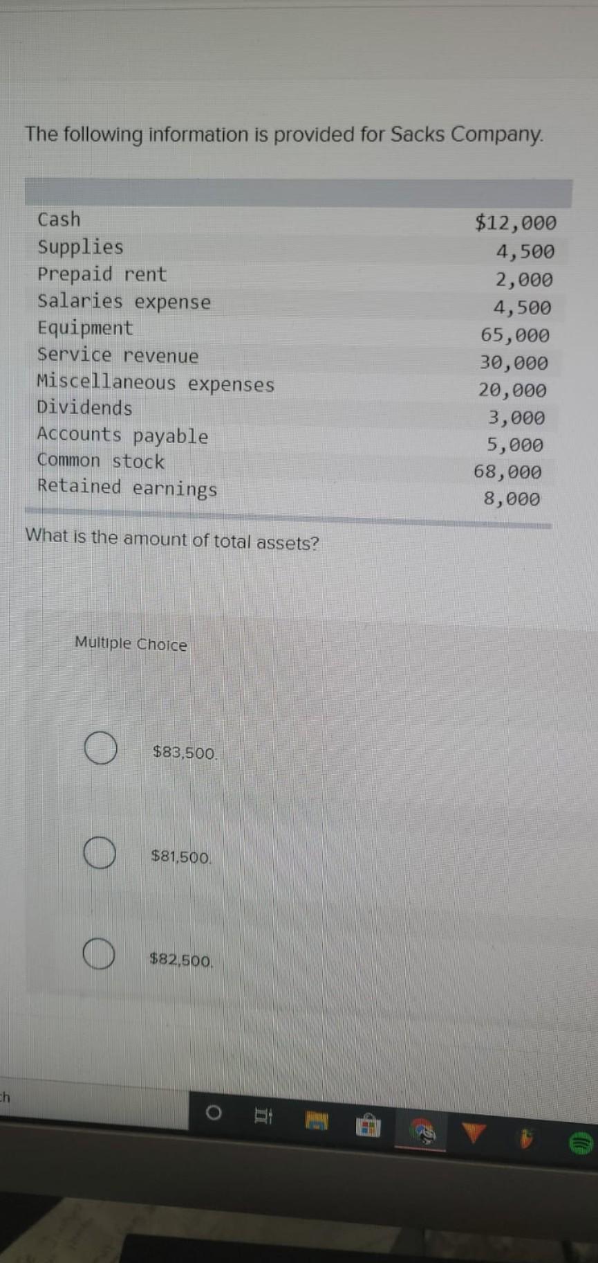 Solved The following information is provided for Sacks | Chegg.com
