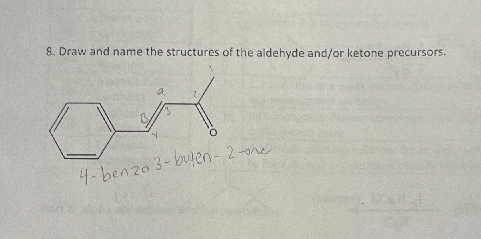 Solved Draw and name the structures of the aldehyde and/or | Chegg.com