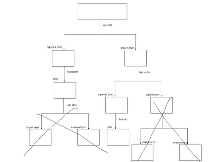 Solved Draw an Extraction flow chart for unknown components. | Chegg.com