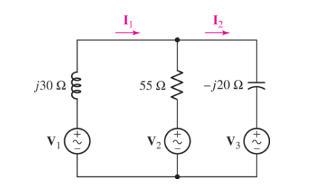Solved In the phasor-domain circuit represented by the given | Chegg.com