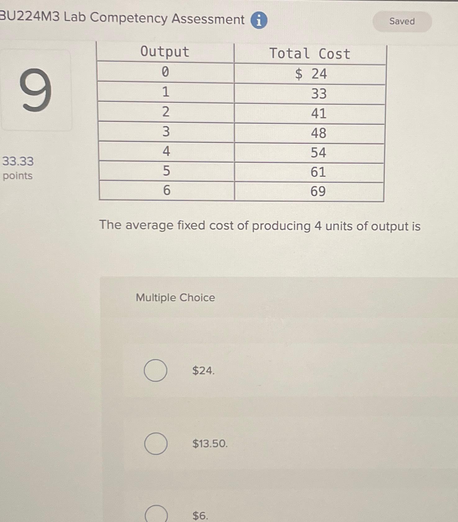 Solved BU224M3 ﻿Lab Competency Assessment | Chegg.com