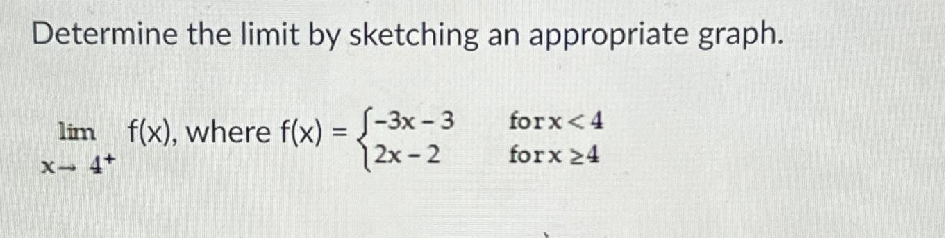 Solved Determine the limit by sketching an appropriate | Chegg.com Solved Determine the limit by sketching an appropriate | Chegg.com