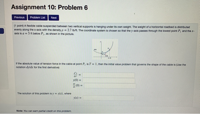 Solved Assignment 10 Problem 6 Previous Problem List Next 7006