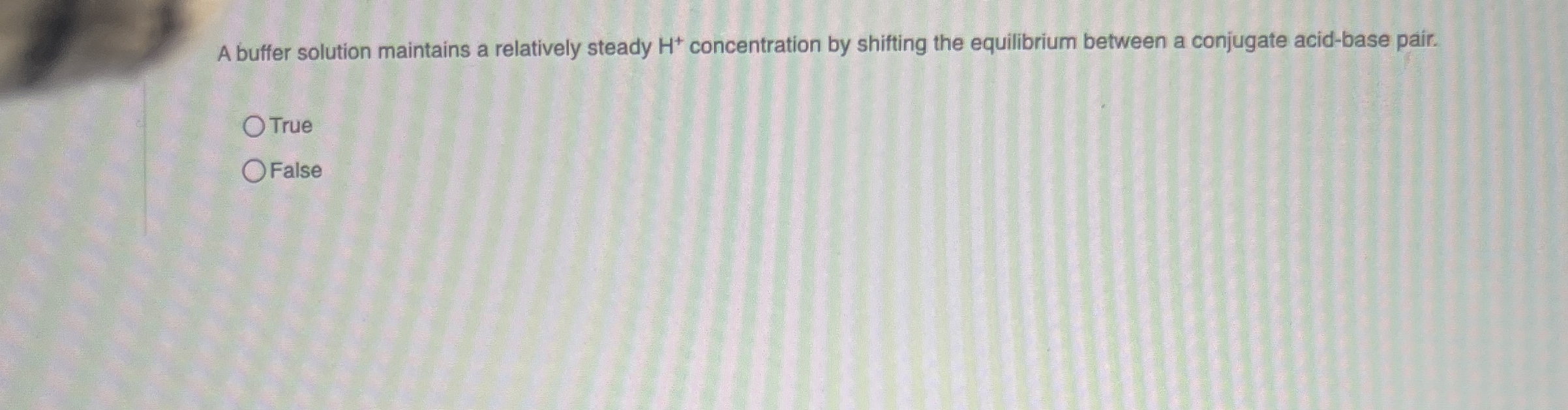 Solved A buffer solution maintains a relatively steady | Chegg.com