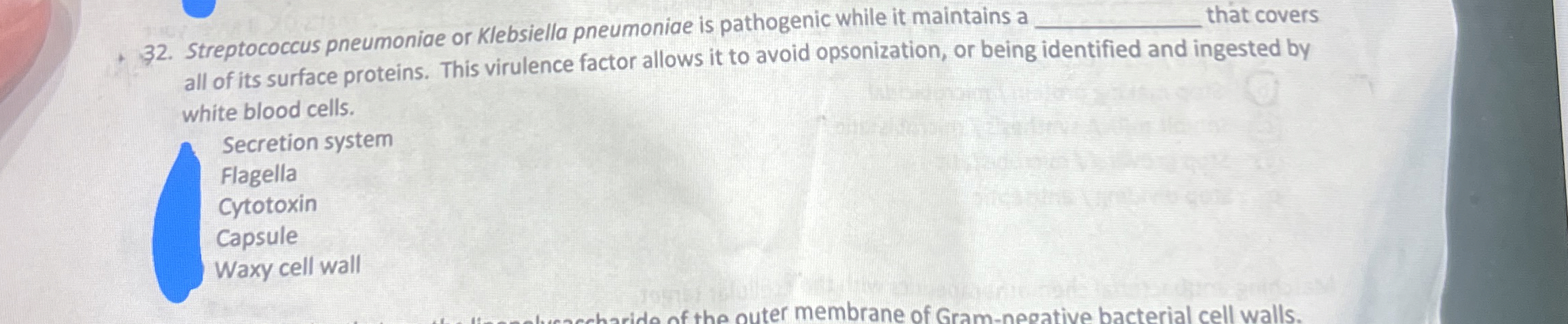 High Quality SOLUTION Streptococcus pneumoniae or Klebsiella pneumoniae ...