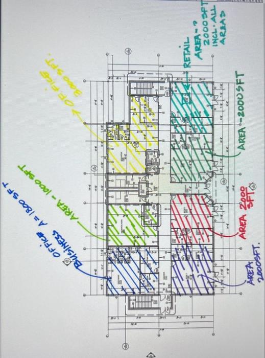 Solved Provided is the first and second level plan of a two | Chegg.com