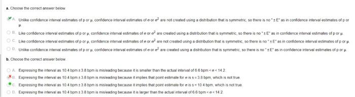 Solved a. Why does "margin of error" have no relevance for | Chegg.com