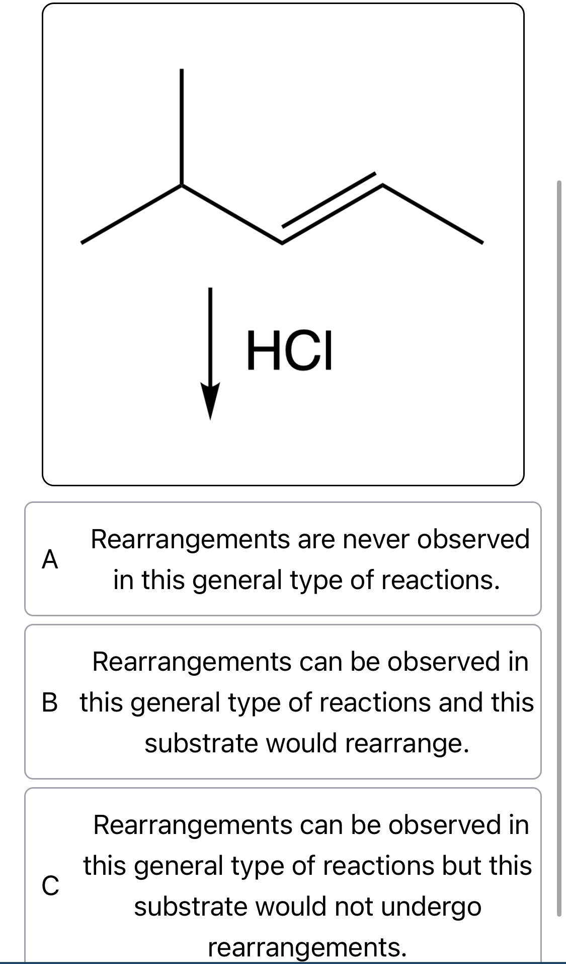 Solved Predict whether this reaction would display | Chegg.com
