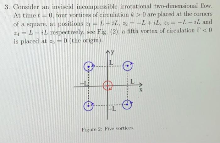 3. Consider an inviscid incompressible irrotational | Chegg.com