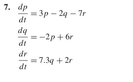 Solved In Exercises 5−7, rewrite the specified linear system | Chegg.com