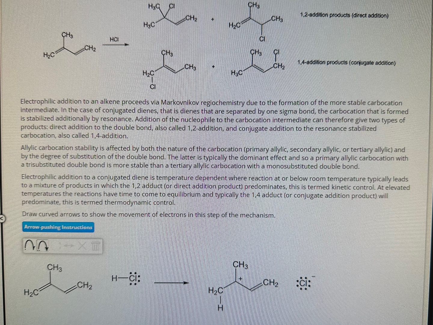 Solved Electrophilic addition to an alkene proceeds via | Chegg.com