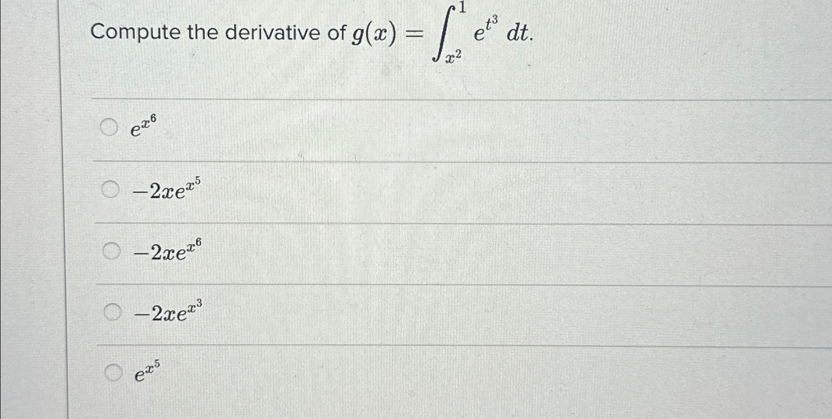 Solved Compute the derivative of | Chegg.com
