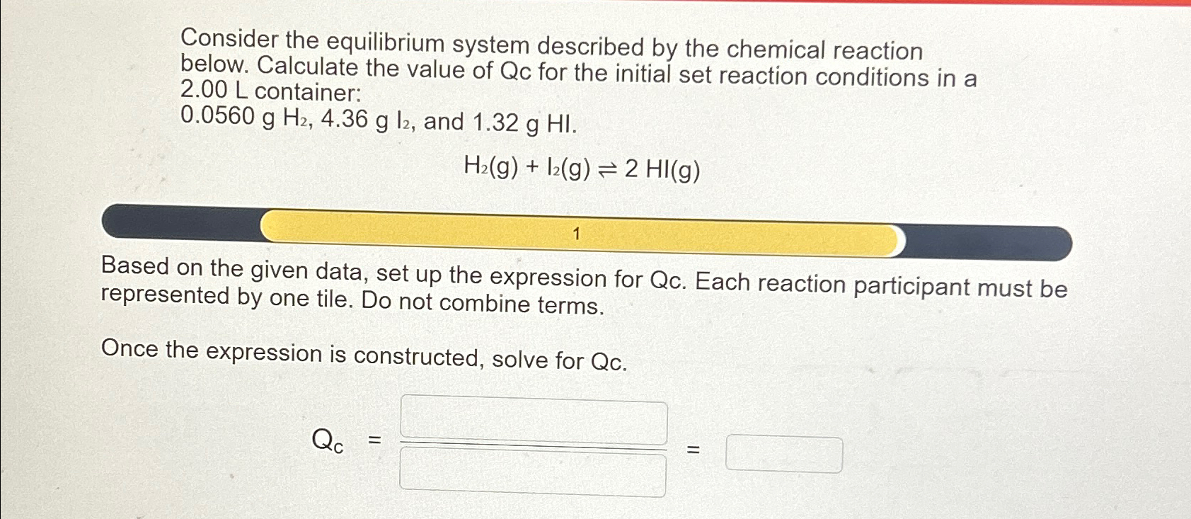Solved Consider the equilibrium system described by the | Chegg.com