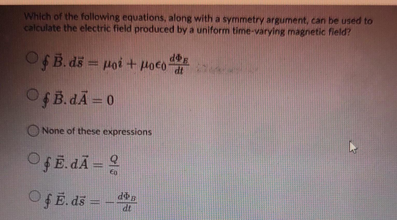 Solved Which of the following equations, along with a | Chegg.com