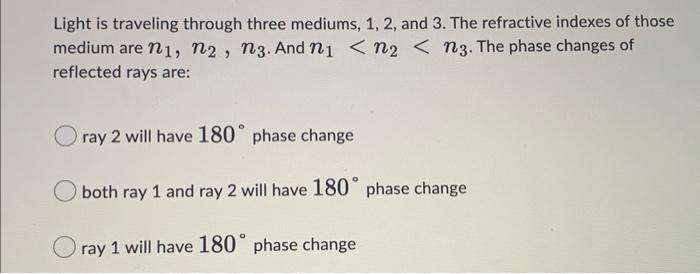 Solved Find out the phase difference from the following | Chegg.com