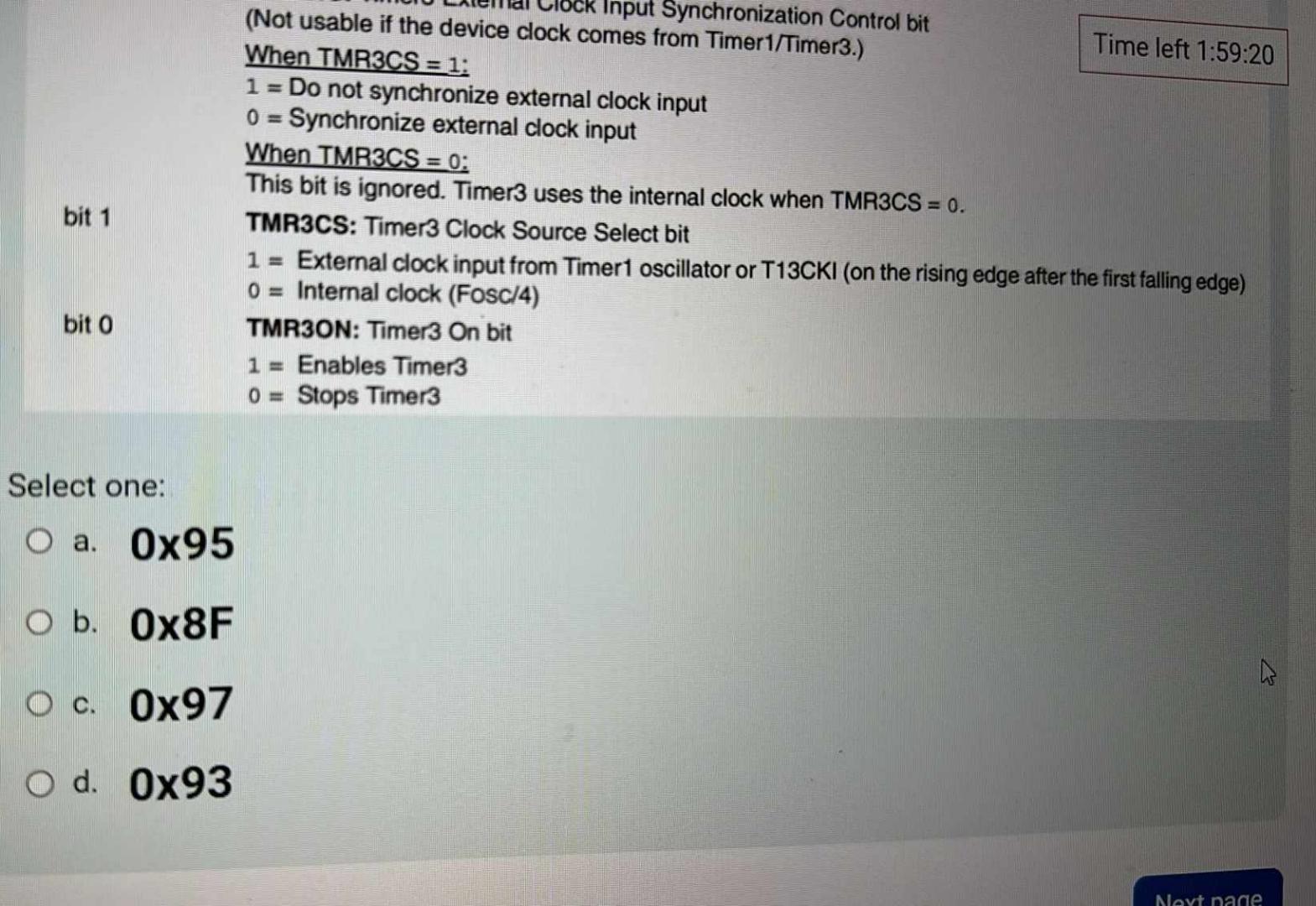Solved (Not usable if the device clock comput | Chegg.com
