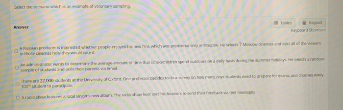 Solved Select the scenario which is an example of voluntary | Chegg.com