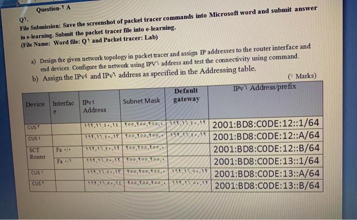 Solved Question-TA Q. File Submission: Save the screenshot | Chegg.com