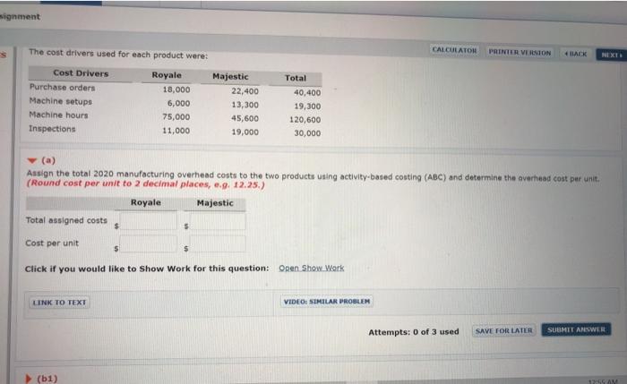 Solved NEX CALCULATOR PLINTER VERSION HACK Question 2 | Chegg.com