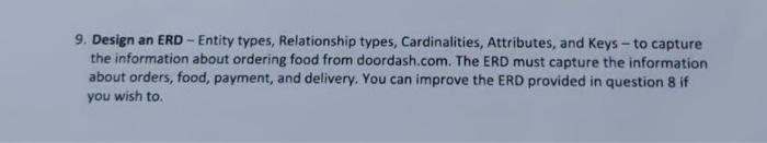 Solved 2. Theory. Explain the ERD to Relations algorithm for | Chegg.com