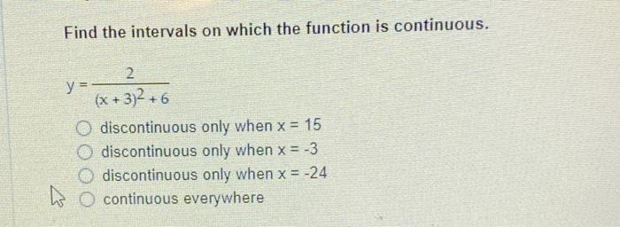 Solved Find the intervals on which the function is | Chegg.com