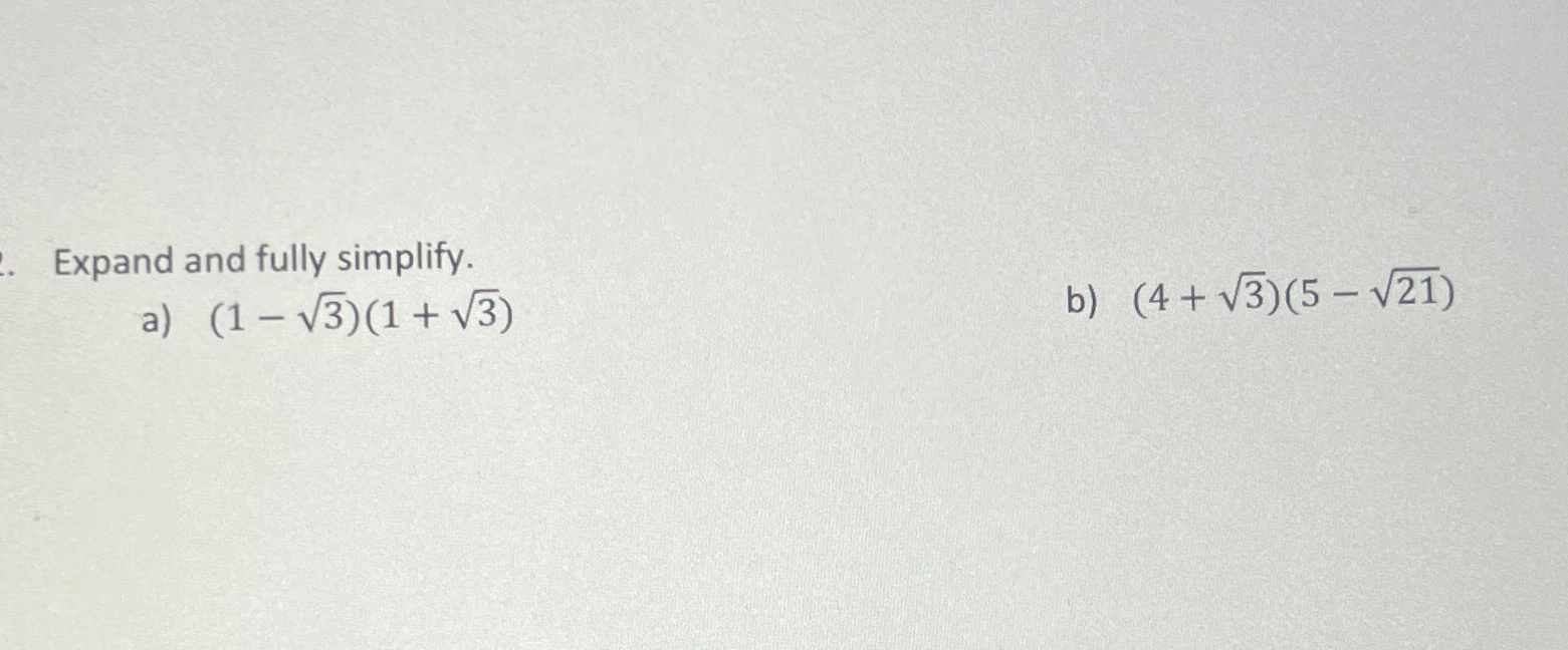 Solved Expand and fully | Chegg.com
