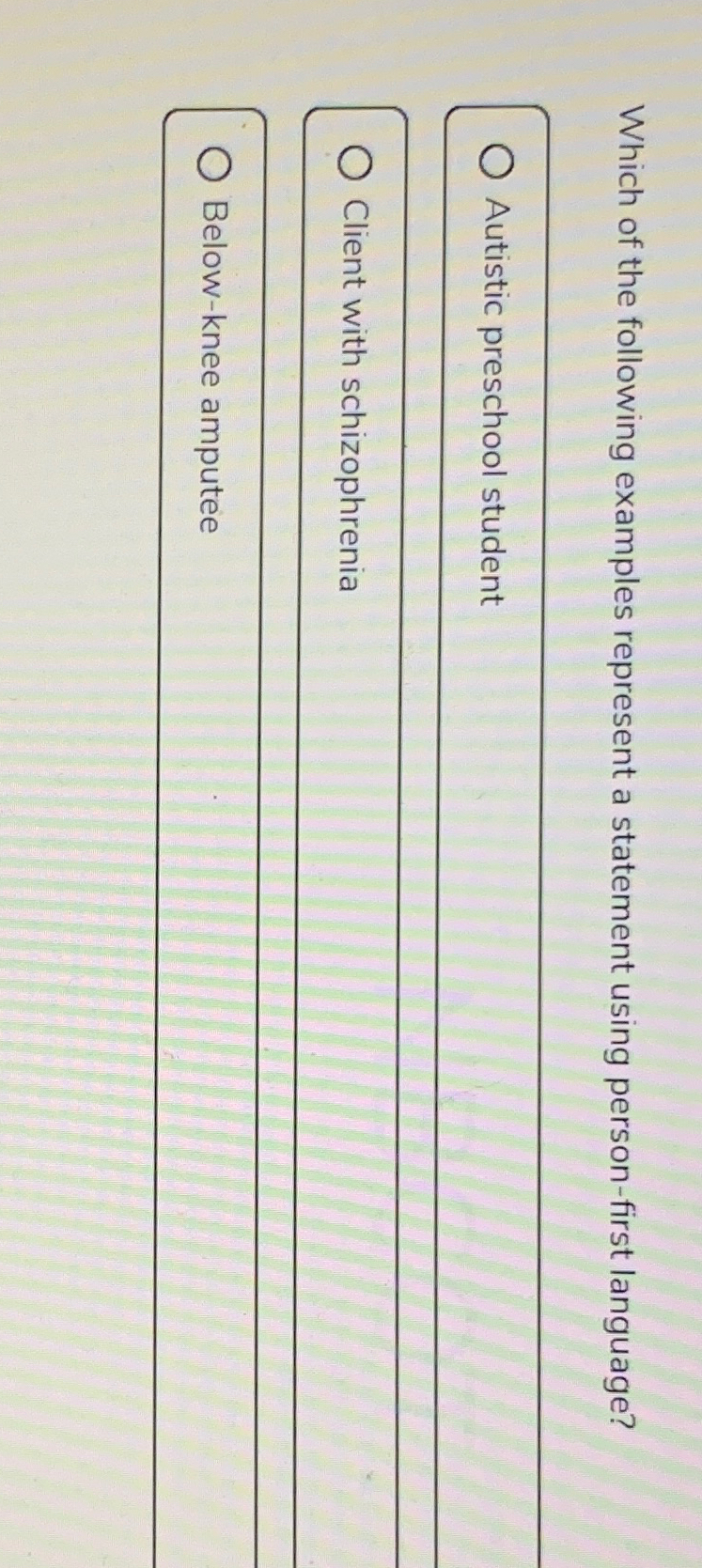Solved Which of the following examples represent a statement | Chegg.com