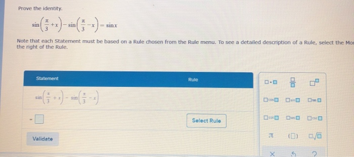 Solved Prove the identity. sin sin sinh Note that each | Chegg.com