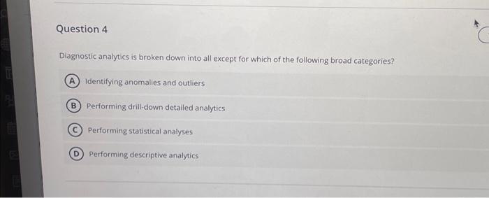 Solved Of the following measures, the best way to analyze | Chegg.com