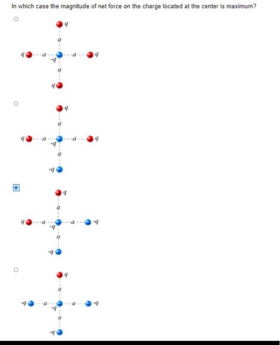 Solved In which case the magnitude of net force on the | Chegg.com