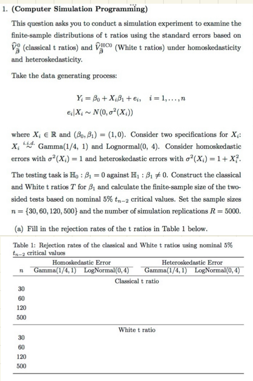 Solved (Computer Simulation Programming)This question asks | Chegg.com
