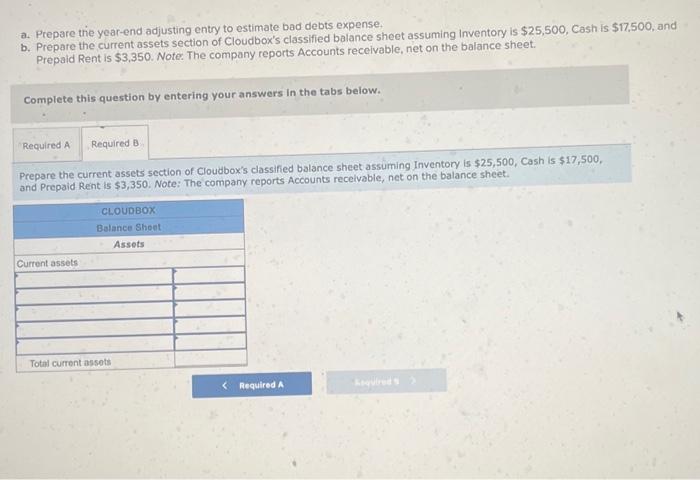 Solved Exercise 7.6 (Algo) Recording and reporting allowance | Chegg.com