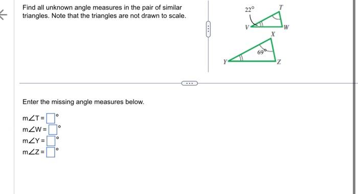 Solved Find all unknown angle measures in the pair of | Chegg.com