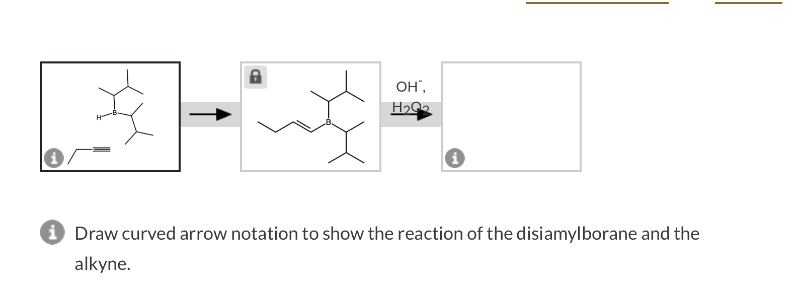 Solved Disiamylborane adds to a triple bond to give an | Chegg.com