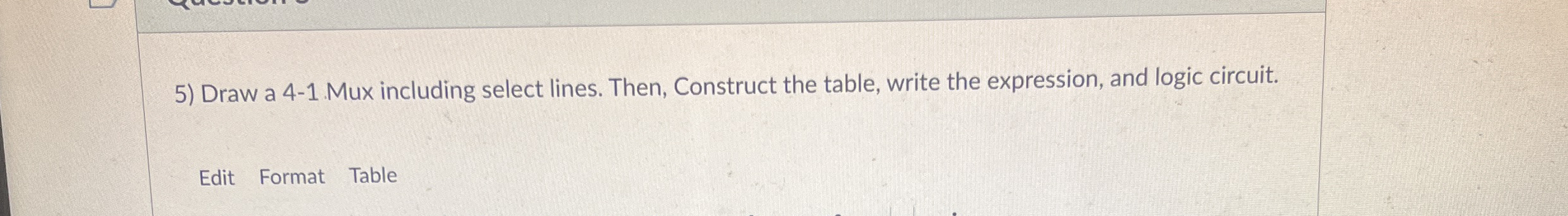 Solved Draw a 4-1 ﻿Mux including select lines. Then, | Chegg.com