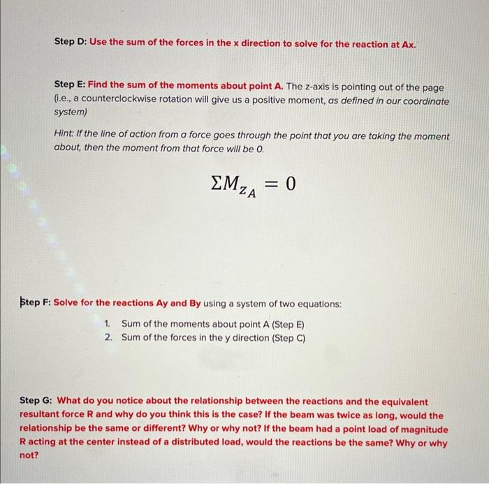 Solved 5. Calculate the reactions at points A and B for a | Chegg.com