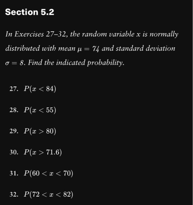 In Exercises 1 and 2, use the normal curve to | Chegg.com