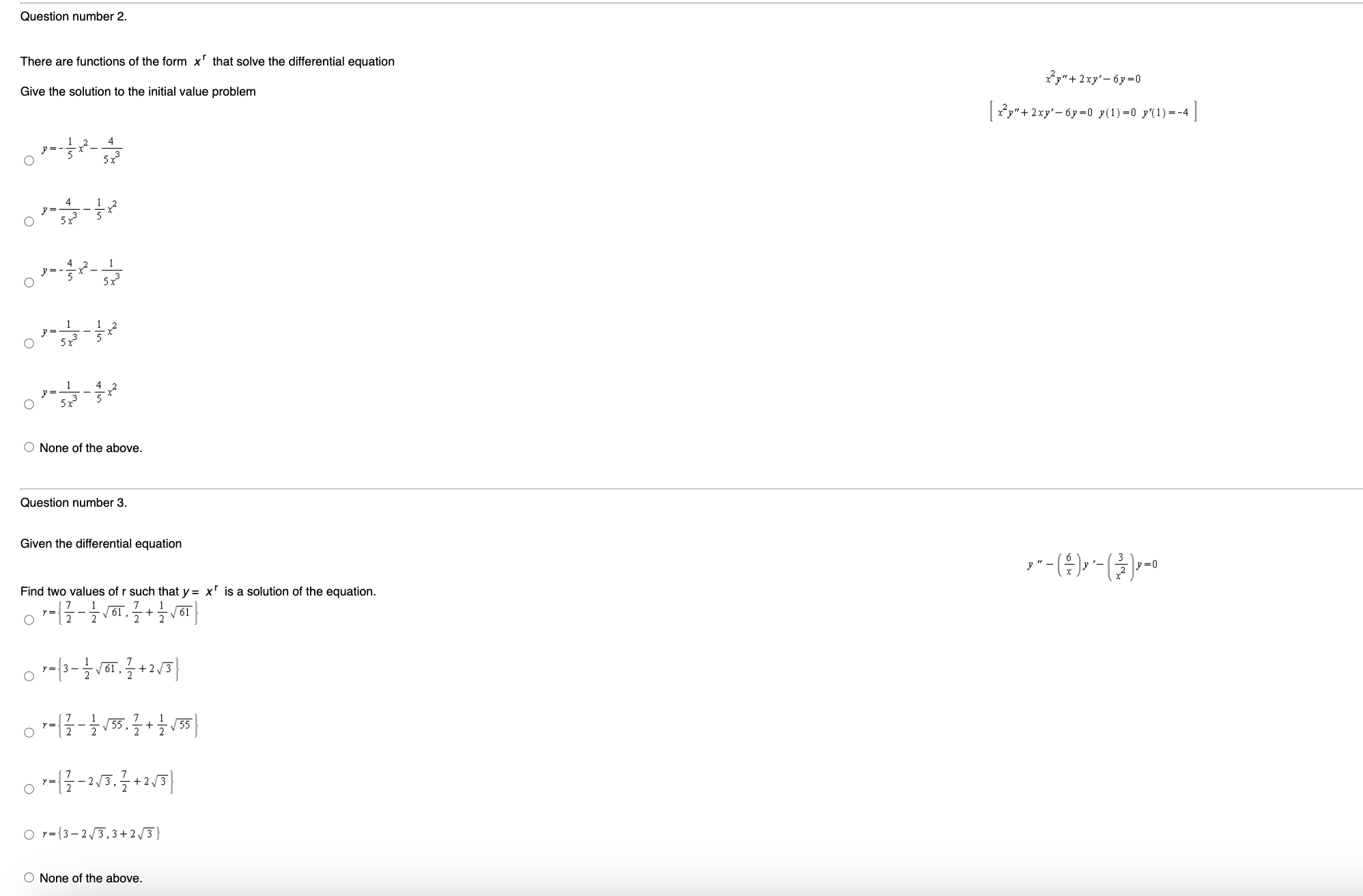 Solved questions 2 ﻿and 3 ﻿please | Chegg.com