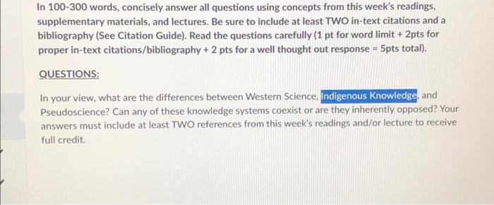 In 100-300 words, concisely answer all questions | Chegg.com